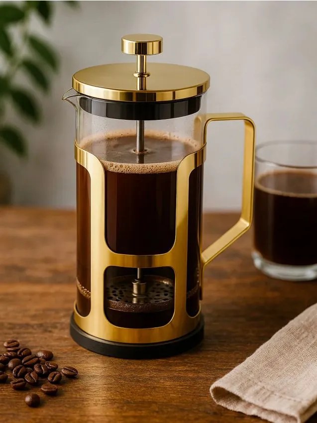 Sinsay - Čajník typu French Press - zlatá