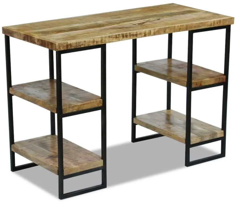 Petromila Kancelářský stůl z masivního mangovníkového dřeva 110x50x76 cm