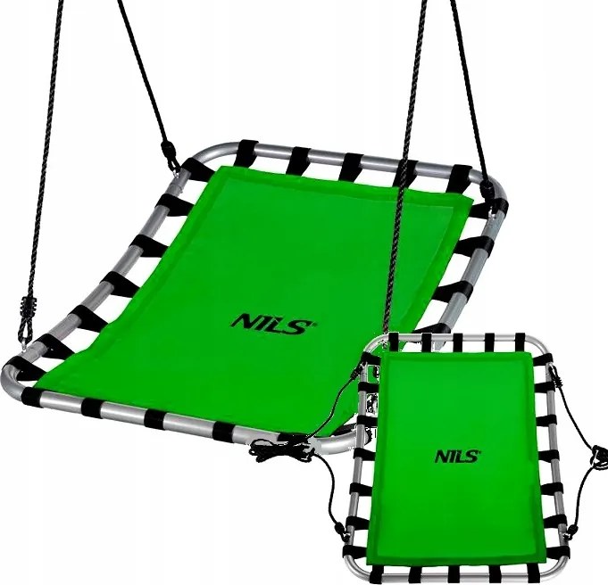Zahradní houpačka pro děti Čapí hnízdo obdélníková Nils Camp