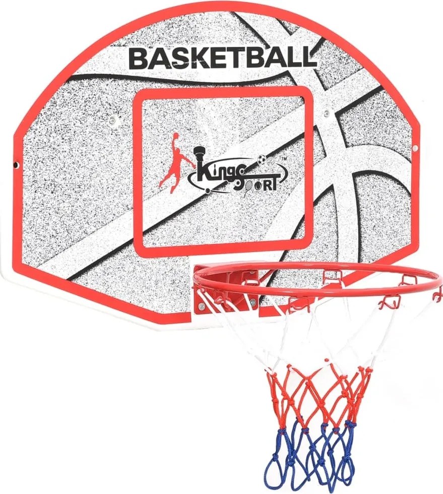 vidaXL 5dílná sada nástěnného basketbalového koše s deskou 66x44,5 cm [80352]
