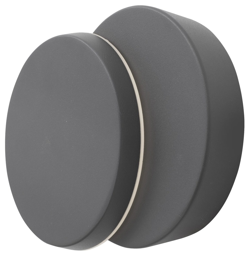 Nova Luce Svítidlo GRAVITY WALL GREY nástěnné, IP 54, 12 W 810067