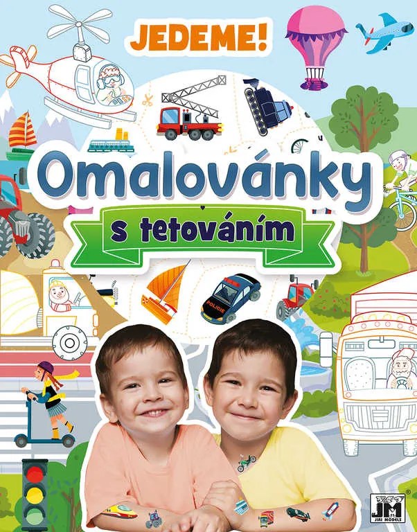 JIRI MODELS Omalovánky s tetováním Jedeme! 0