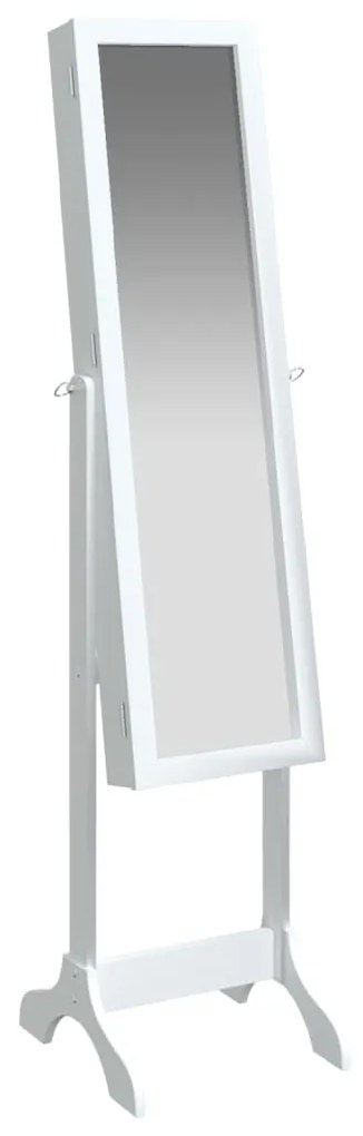 Volně stojící zrcadlo bílé 34 x 37 x 146 cm - Default Title