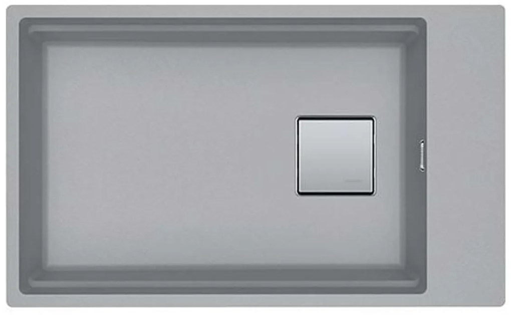 Franke Kubus 2 - Fragranitový dřez KNG 110-62, 76x46 cm, šedý kámen 125.0512.518