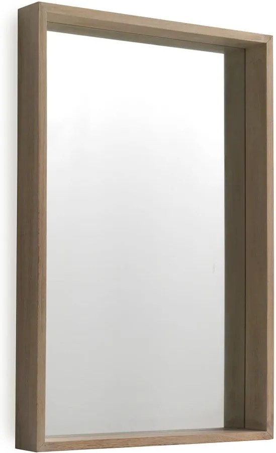 BonamiNástěnné zrcadlo ze dřeva paulovnie Geese Pure, 60 x 90 cm