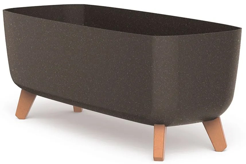 PRO Květináč GRACIA CASE ECO WOOD kávový 58cm