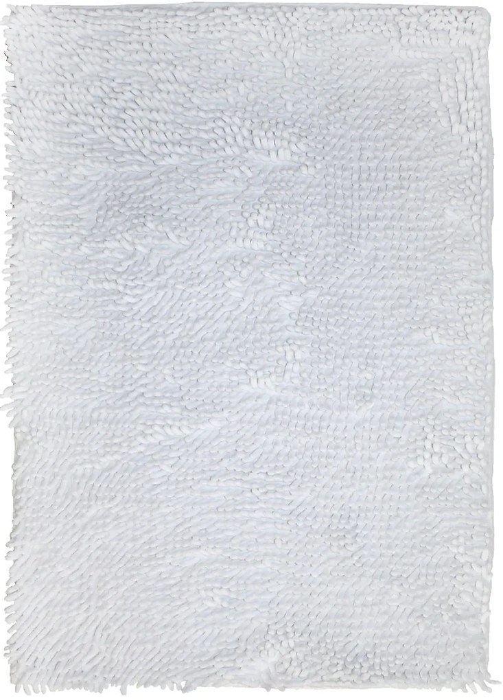 Koberce Breno Koupelnová předložka RASTA MICRO - white, Bílá, 60 x 90 cm