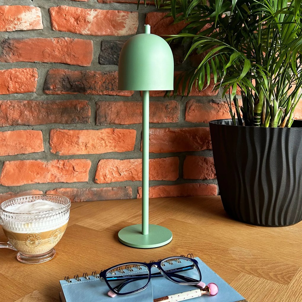 Toolight Toolight, bezdrátová noční USB lampa APP1361-T, zelená matná, OSW-08624