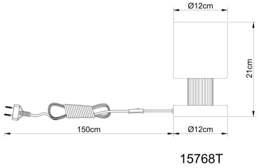 Globo 15768T - Stolní lampa ALEIDIS 1xE27/25W/230V