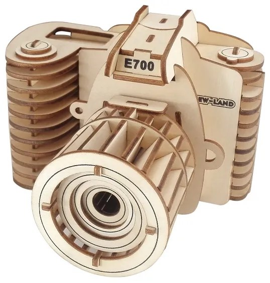 Woodcraft construction kit Woodcraft Dřevěné 3D puzzle Foťák