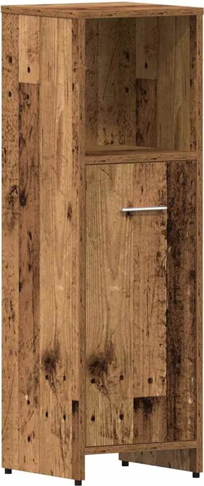 4dílná koupelnová sestava old wood kompozitní dřevo 3328941