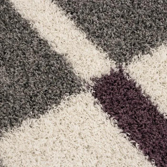 Vopi | Kusový koberec Gala shaggy 2505 lila - 200 x 290 cm