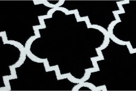 Koberec SKETCH - F343 černá/krém trellis