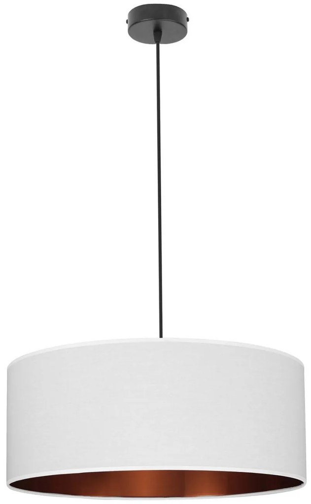 Závěsné svítidlo Shade, 1x textilní stínítko (výběr ze 2 barev), (výběr ze 2 barev konstrukce), (fi 50cm), c