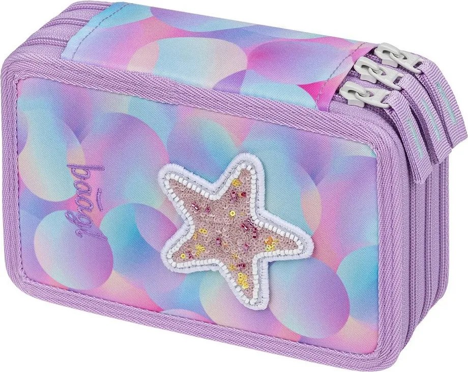 BAAGL Školní penál třípatrový Candy