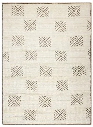koberec PURE Čtverce geometrický 5842 17731 krémový / béžový velikost 120x160 cm | krásné koberce cz