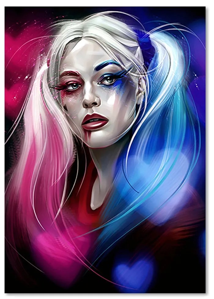 Gario Obraz na plátně Portrét Harley Quinn - Dmitry Belov Rozměry: 40 x 60 cm