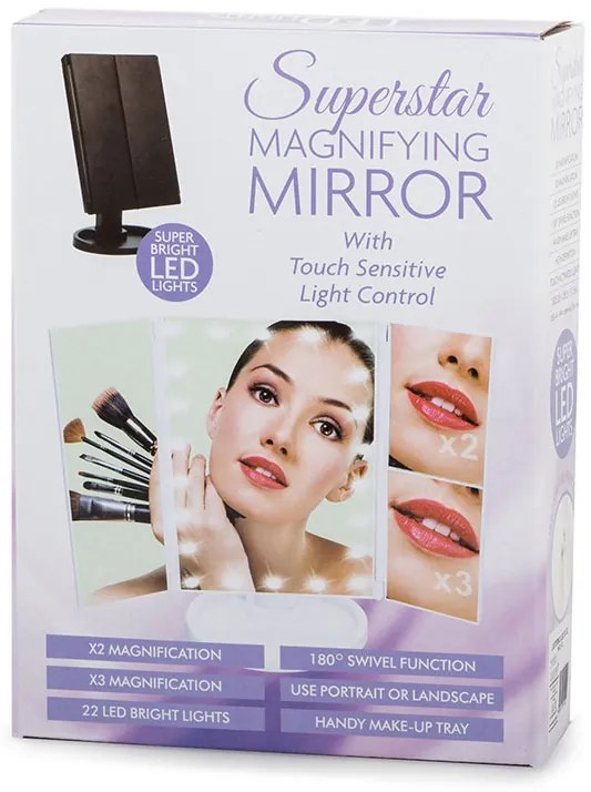 Verk Group Led osvětlené kosmetické make-up zrcadlo