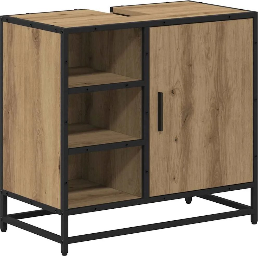 Sada koupelnového nábytku 3 ks Artisanový dub 65 x 33 x 60 cm 3402361