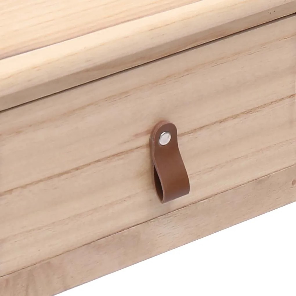 Psací stůl přírodní 110 x 45 x 76 cm dřevo 284159