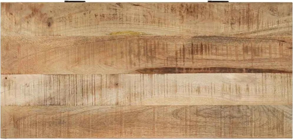 Botníková lavice 85 x 40 x 45 cm masivní mangovníkové dřevo 337827