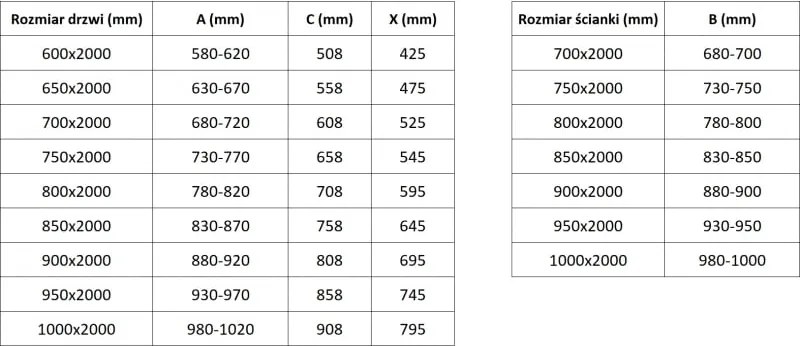 Mexen Exo, výklopný sprchový kout 70 x 100 cm, čiré sklo, zlatá, 8181-070-100-50-00
