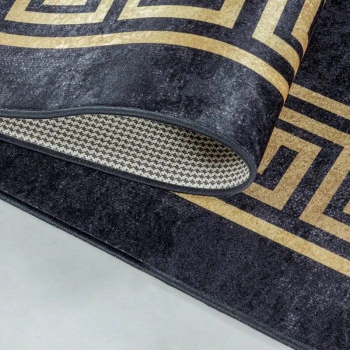 Vopi | Kusový koberec Fiesta 4305 black - 160 x 230 cm