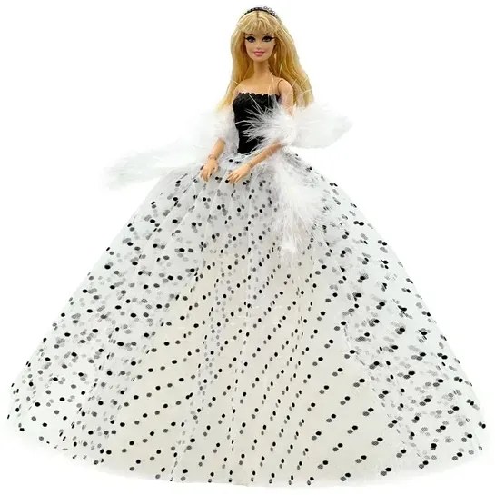 Šatičky  a botičky pro panenky Barbie (30 cm) Barva: J