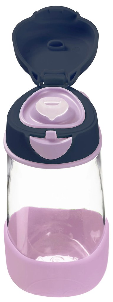 Sport lahev na pití 450 ml - indigo/růžová
