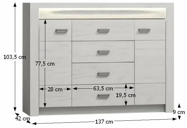 Komoda INFINITY 07 Tempo Kondela