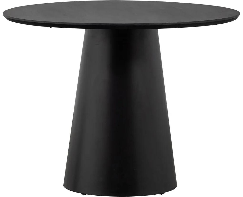 OnaDnes -20% Hoorns Černý mangový jídelní stůl Nanom 102 cm