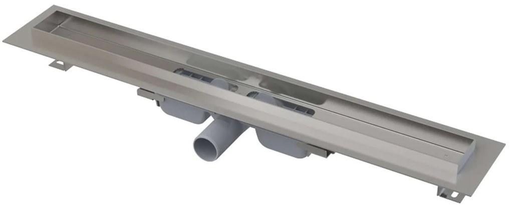 Alca - Sprchový žlab Professional Low 65 cm, s okrajem pro plný rošt, nerez APZ106-650