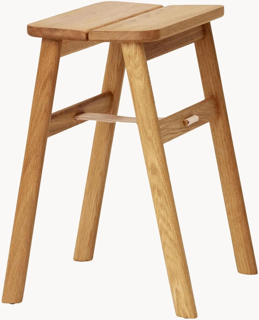 Stolička z dubového dřeva Angle Standard