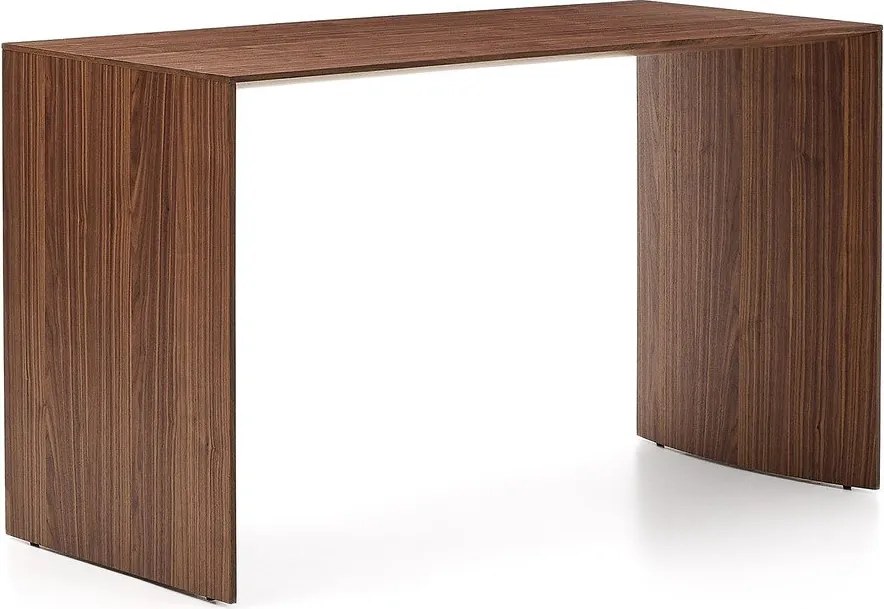 Pracovní stůl v dekoru ořechu 60x140 cm Litto – Kave Home