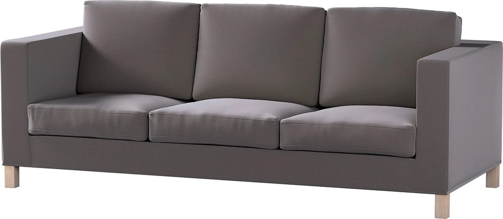 Potah na pohovku IKEA  Karlanda 3-místná nerozkládací, krátký barva hnědá látka sametová