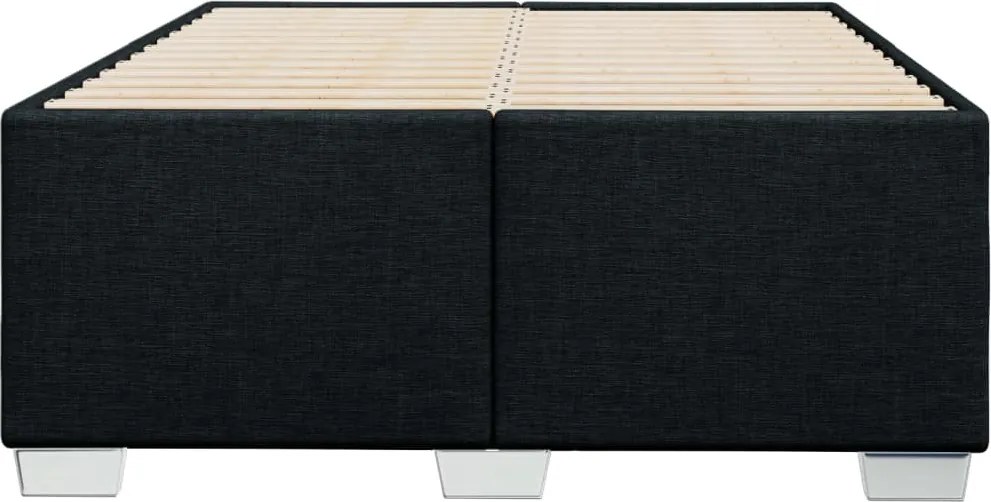 Rám postele bez matrací černá 120x190 cm textil 3284459
