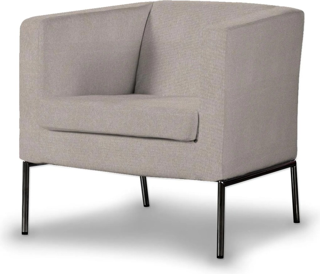 Potah na křeslo IKEA Klappsta barva béžová látka pletený vzor