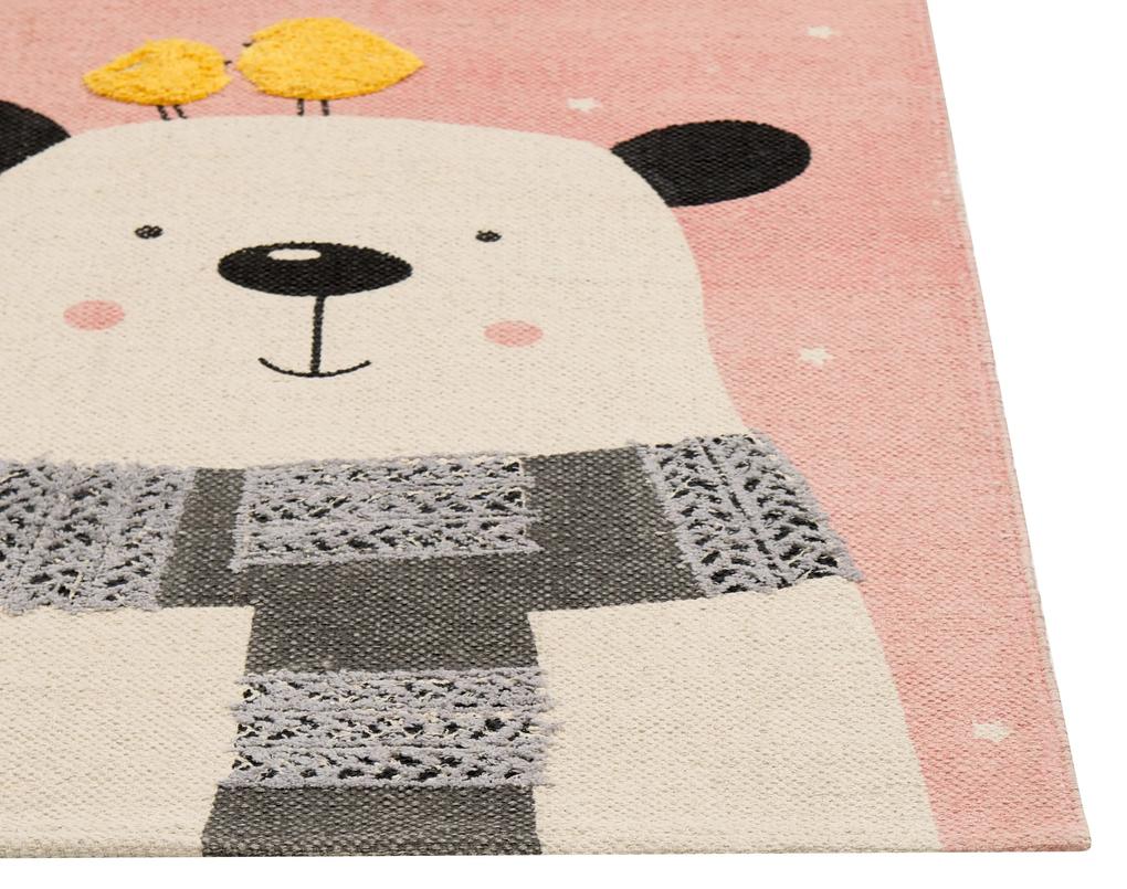 Dětský bavlněný koberec 80 x 150 cm vícebarevný TAPAK Beliani