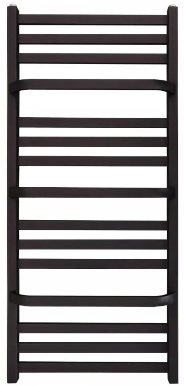 Regnis LOX DUO, topné těleso 530x1800mm, 765W, černá matná, LOXDUO1810/540/D50/BLACK