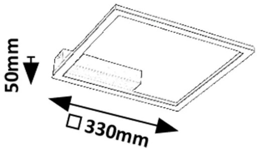 Rabalux 71375 - LED Stropní svítidlo HELETH LED/24W/230V 3000K