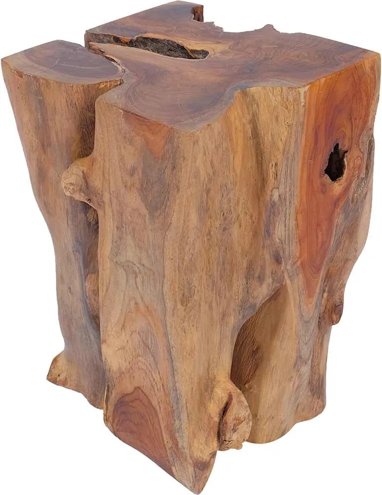 Stolička masivní teak 243469