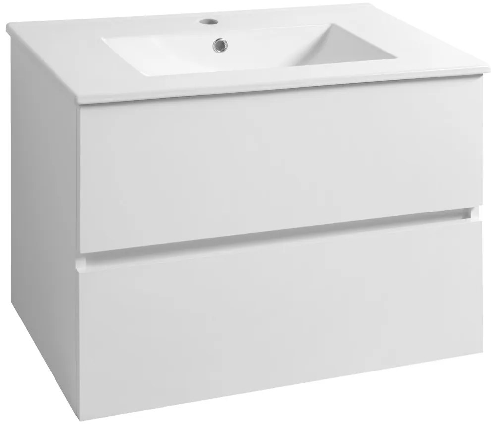 Aqualine Aqualine, PANEDA umyvadlová skříňka 79,5x55x45,2cm, bílá, PN280