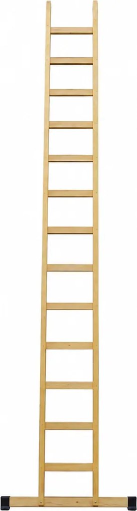 Dřevěný jednostranný opěrný žebřík Sadař, 4 m