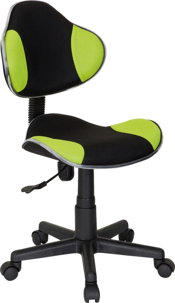 XXXLutz OTOČNÁ ŽIDLE PRO MLÁDEŽ, černá, zelená MID.YOU - Online Only psací stoly & židle - 001918001604