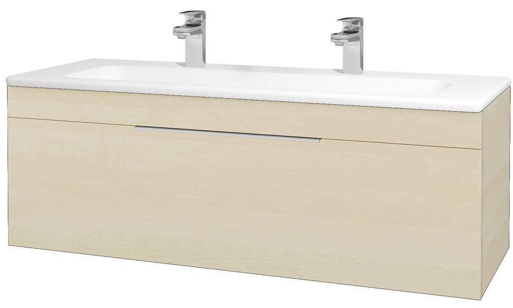 Dřevojas Koupelnová skříň ASTON SZZ 120 Varianta: D01 Beton / Úchytka T02 / D01 Beton