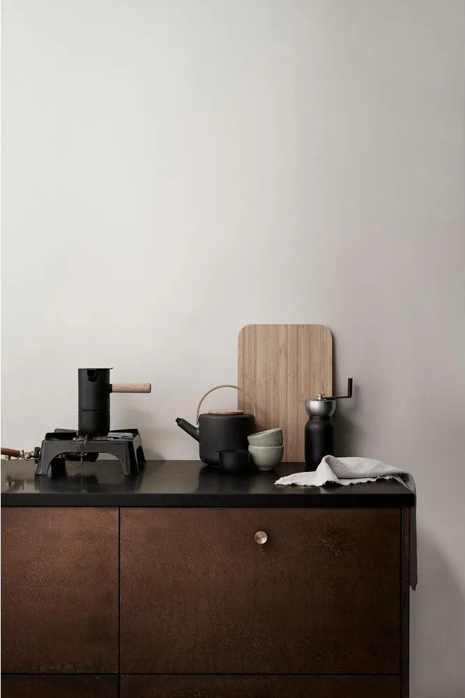 Černá kameninová konvice na čaj 1,25 l Theo – Stelton
