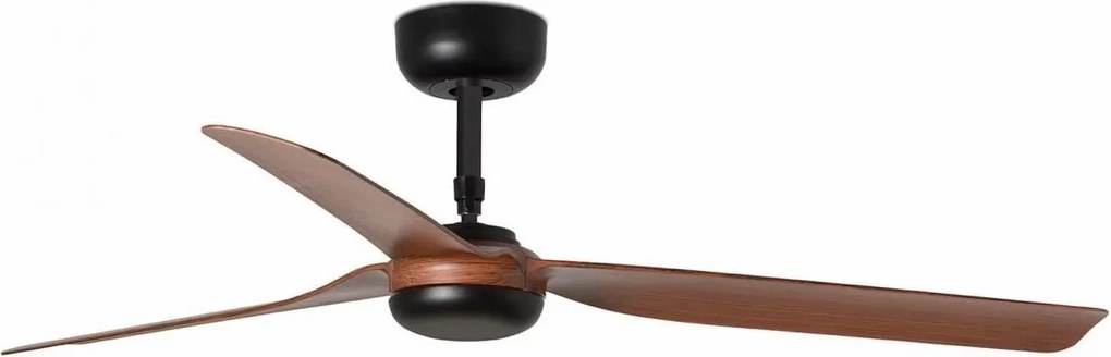 FARO 33817 PUNT M, černá/tmavé dřevo, stropní ventilátor s DC motorem - FARO