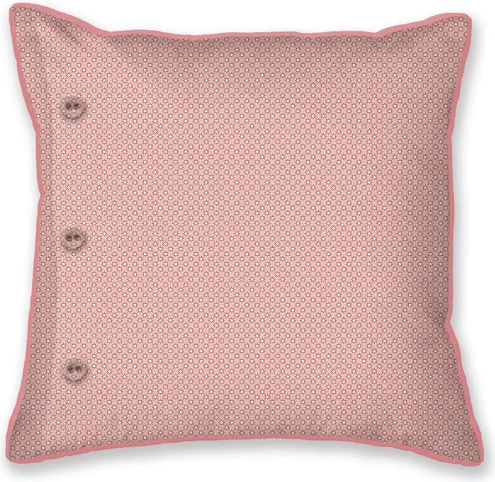 Pip Studio dekorační polštář Lotus Lullaby 45 x 45 cm - růžový (Perkálový dekorační polštář růžový)