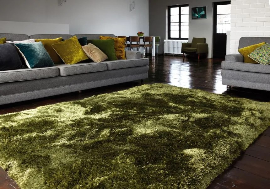 Zelený  koberec Cookie Green Rozměry: 140x200 cm