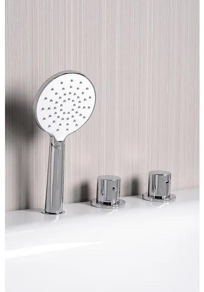Sapho Ruční sprcha 110mm, ABS/chrom/bílá 1204-28